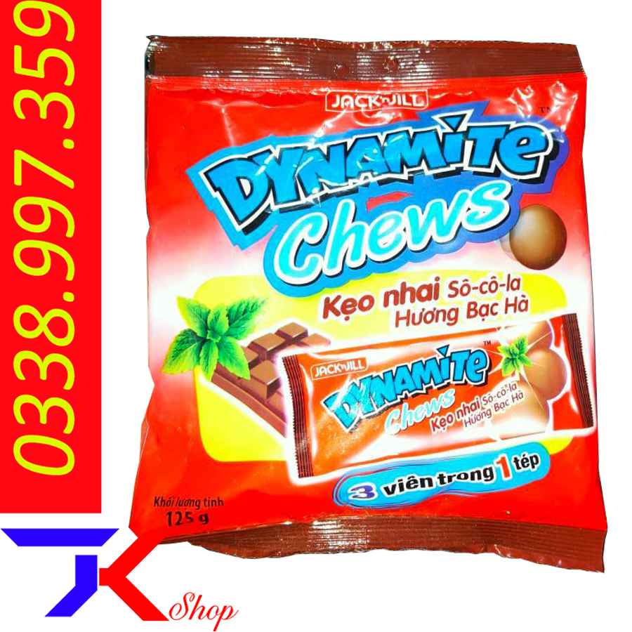Kẹo Socola Dynamite Chews Hương Bạc Hà Gói 125g - Tạp Hóa Kỷ Tươi - Sữa ...