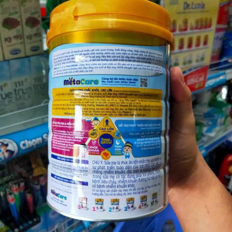 Sữa Metacare Số 3 Hộp 900g Dành Cho Trẻ 1 đến 3 Tuổi - Tạp Hóa Kỷ Tươi - Sữa Bột - Bỉm - Mỹ Phẩm