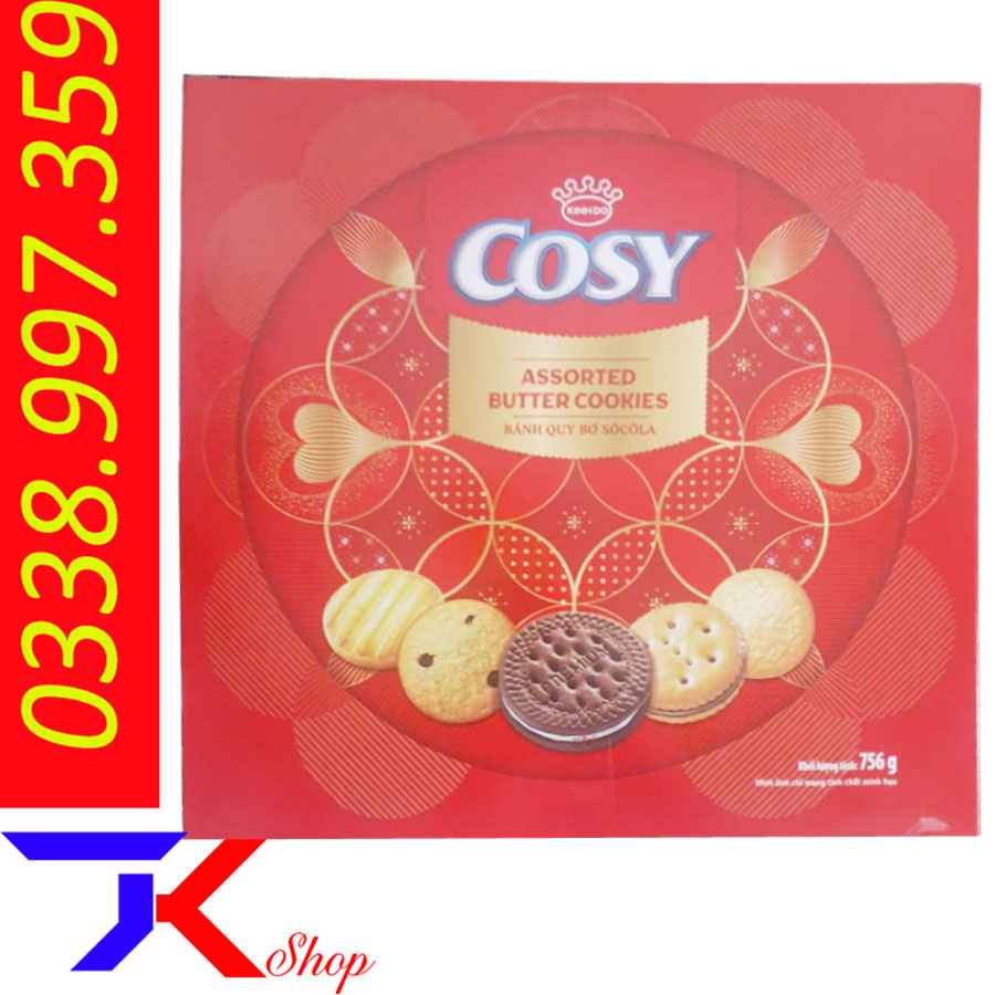 Bánh Quy Bơ Thập Cẩm COSY Kinh Đô Hộp Thiếc 756g - Tạp Hóa Kỷ Tươi ...