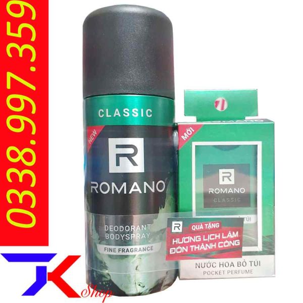 Nước Hoa Nam ROMANO CLASSIC 50ml - Tạp Hóa Kỷ Tươi - Sữa Bột - Bỉm - Mỹ ...