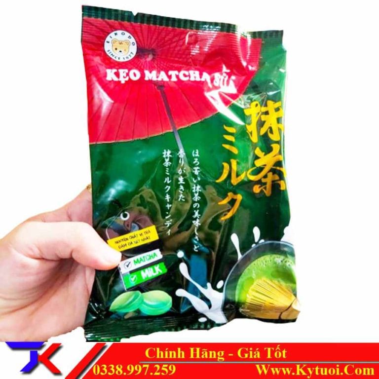 Kẹo MATCHA Sữa EIKODO 120g - Tạp Hóa Kỷ Tươi - Sữa Bột - Bỉm - Mỹ Phẩm