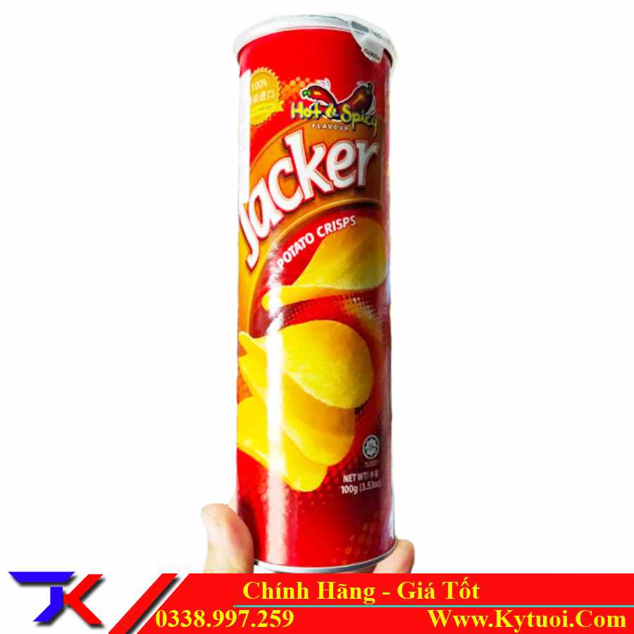 Khoai Tây Lát Chiên Jacker 100g - Tạp Hóa Kỷ Tươi - Sữa Bột - Bỉm - Mỹ Phẩm