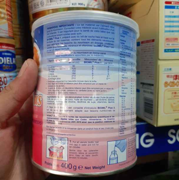 Sữa Sinh Học Biomil Plus Số 1 (400G) - Tạp Hóa Kỷ Tươi - Sữa Bột - Bỉm ...