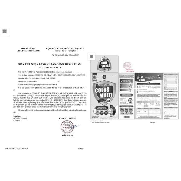 Sữa Non Colos Multi A1 350g Mẫu Mới - Tạp Hóa Kỷ Tươi - Sữa Bột - Bỉm ...