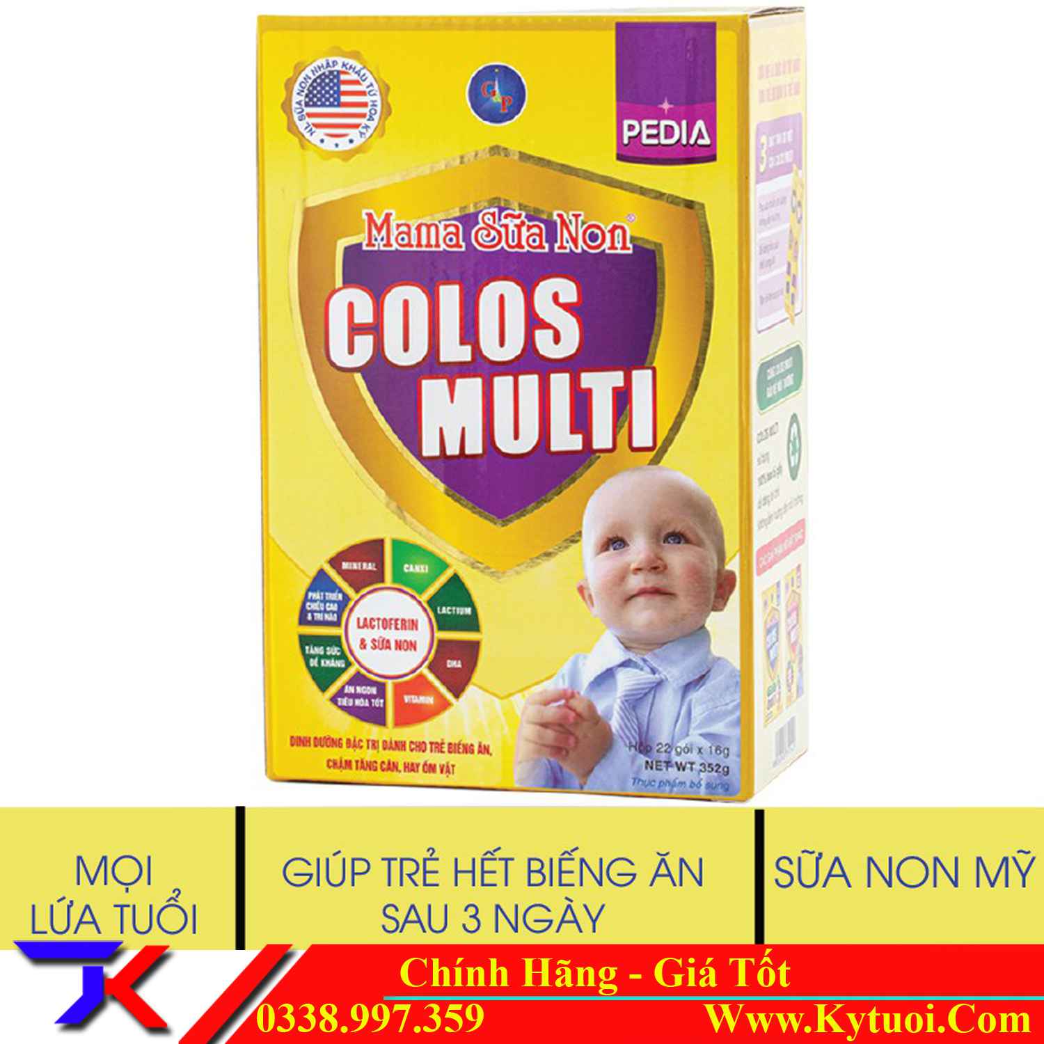 Sữa Non Colos Multi Pedia 352g Mẫu Mới - Tạp Hóa Kỷ Tươi - Sữa Bột ...