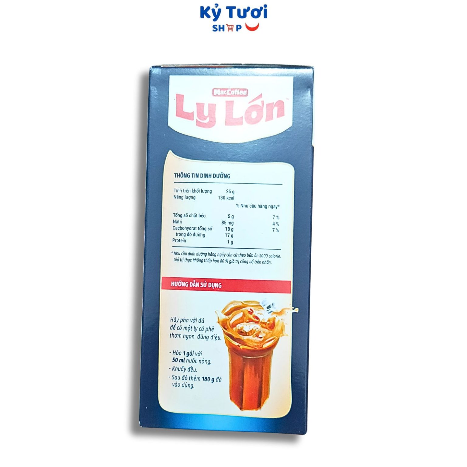 Cà Phê Sữa đá MacCoffee Ly Lớn Hộp 260g - Tạp Hóa Kỷ Tươi - Sữa Bột ...