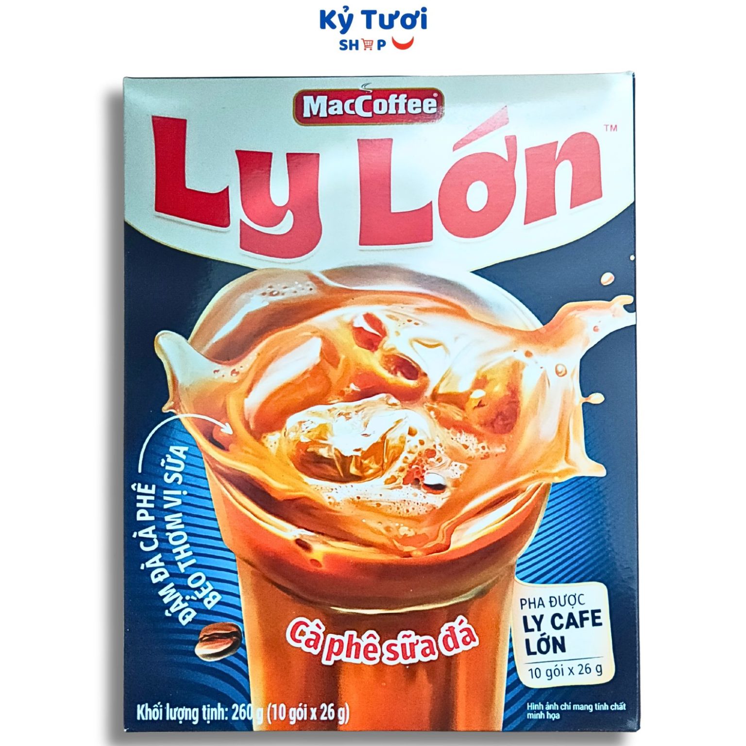 Cà Phê Sữa đá MacCoffee Ly Lớn Hộp 260g - Tạp Hóa Kỷ Tươi - Sữa Bột ...