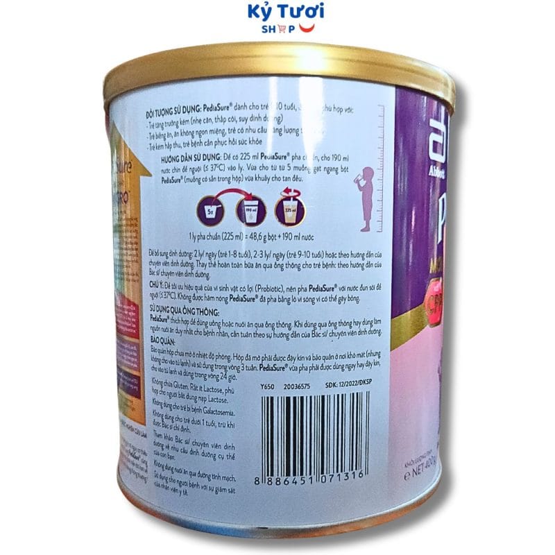 Sữa PediaSure Hộp 400g Chính Hãng - Tạp Hóa Kỷ Tươi - Sữa Bột - Bỉm ...